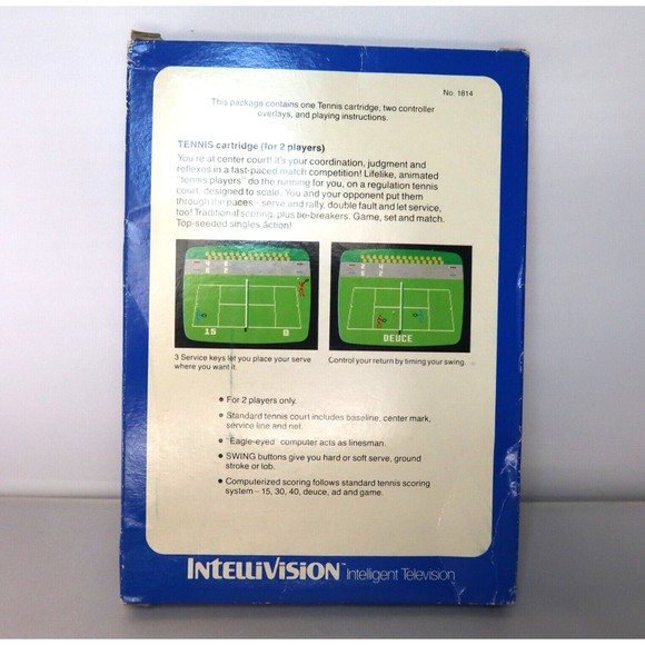 Intellivision | Video Games & Consoles | Tennis Intellivision Video ...